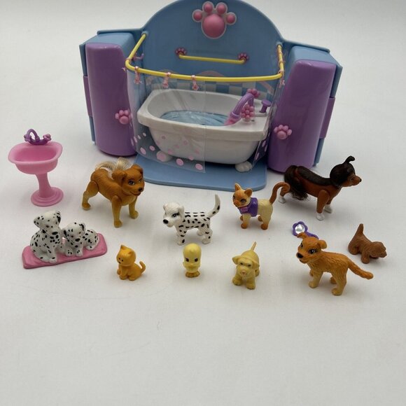 Mattel | Toys | Mattel Doggie Daycare Bath Time With Beau Playset ...